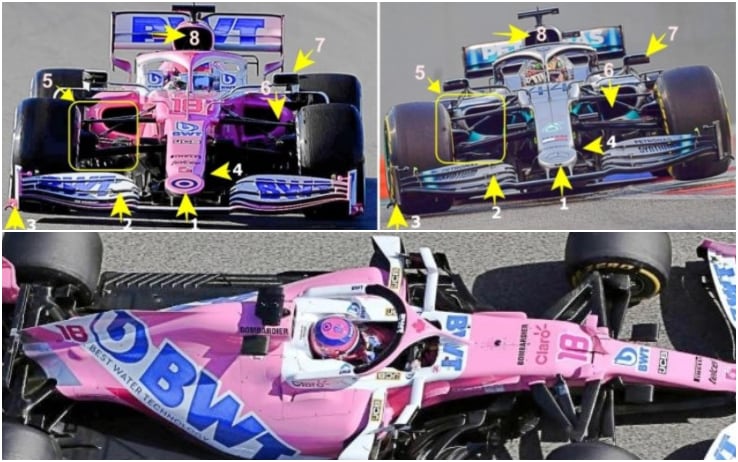 Formula 1, le analogie tra la Racing Point 2020 e la Mercedes 2019: l'analisi tecnica | Sky Sport